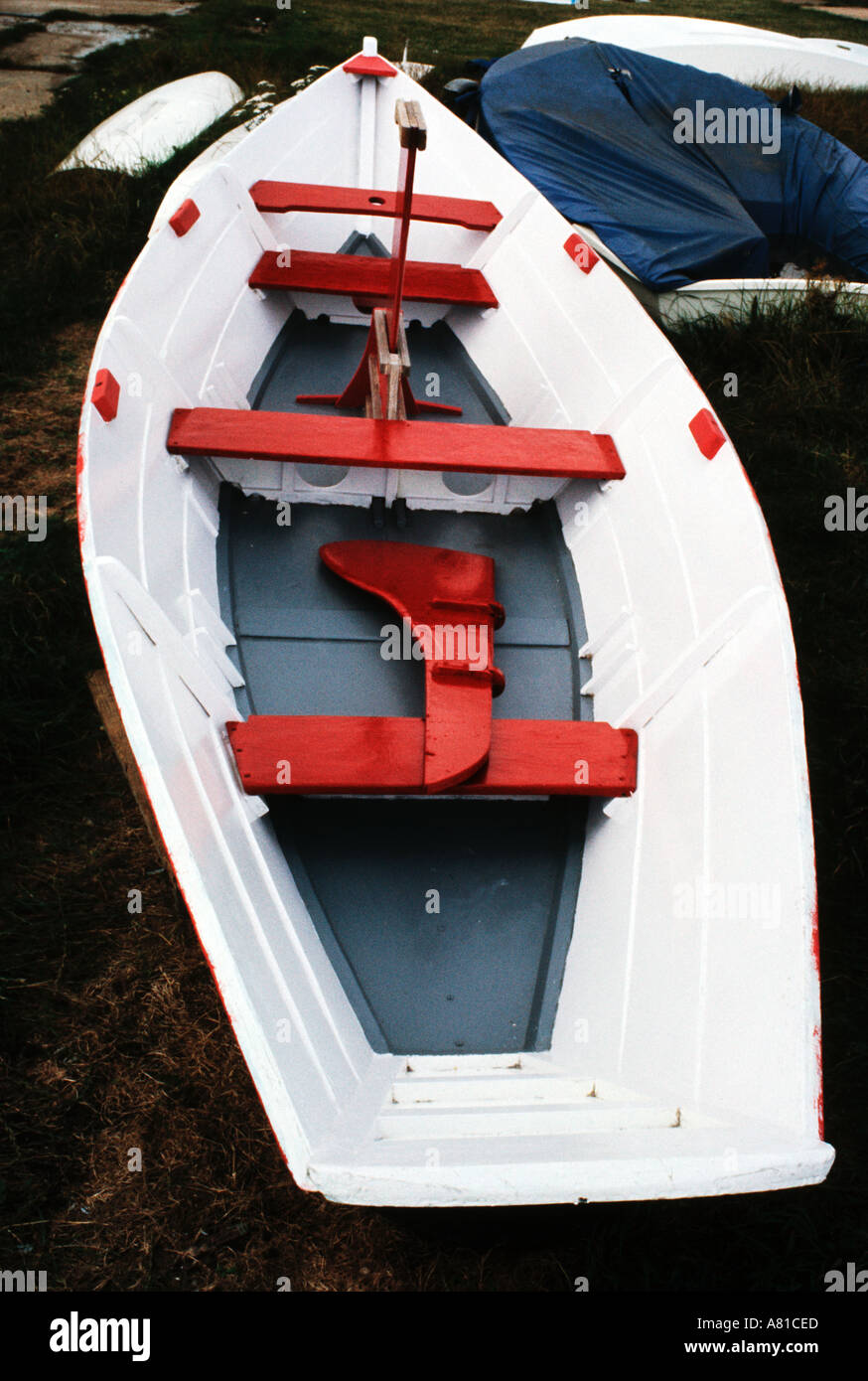 Boat of the American dory style Stock Photo - Alamy