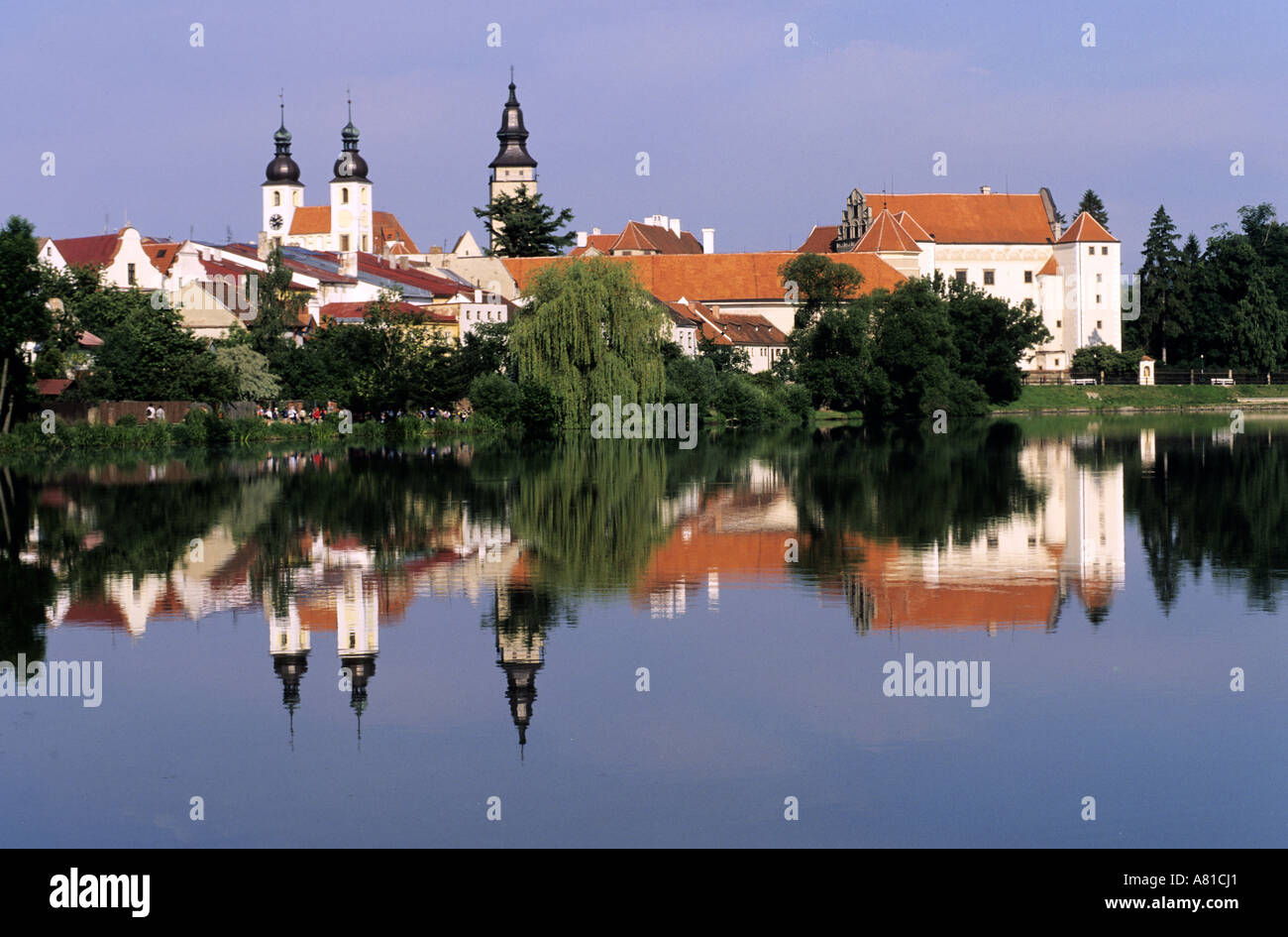 Czech Republic, Moravia, Telc historical center, classified as a World ...
