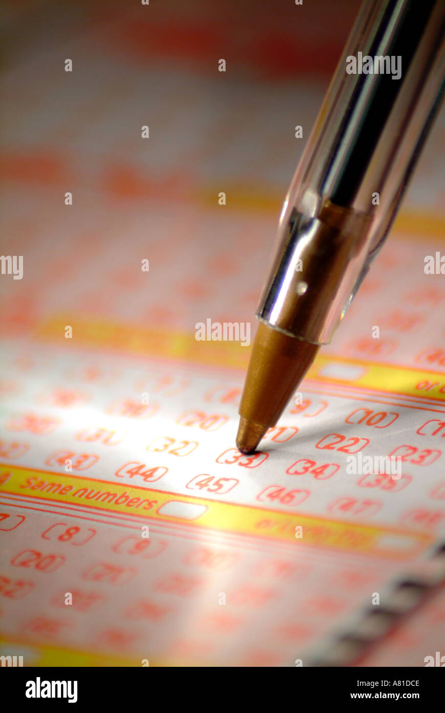 National lottery ticket hi-res stock photography and images - Alamy