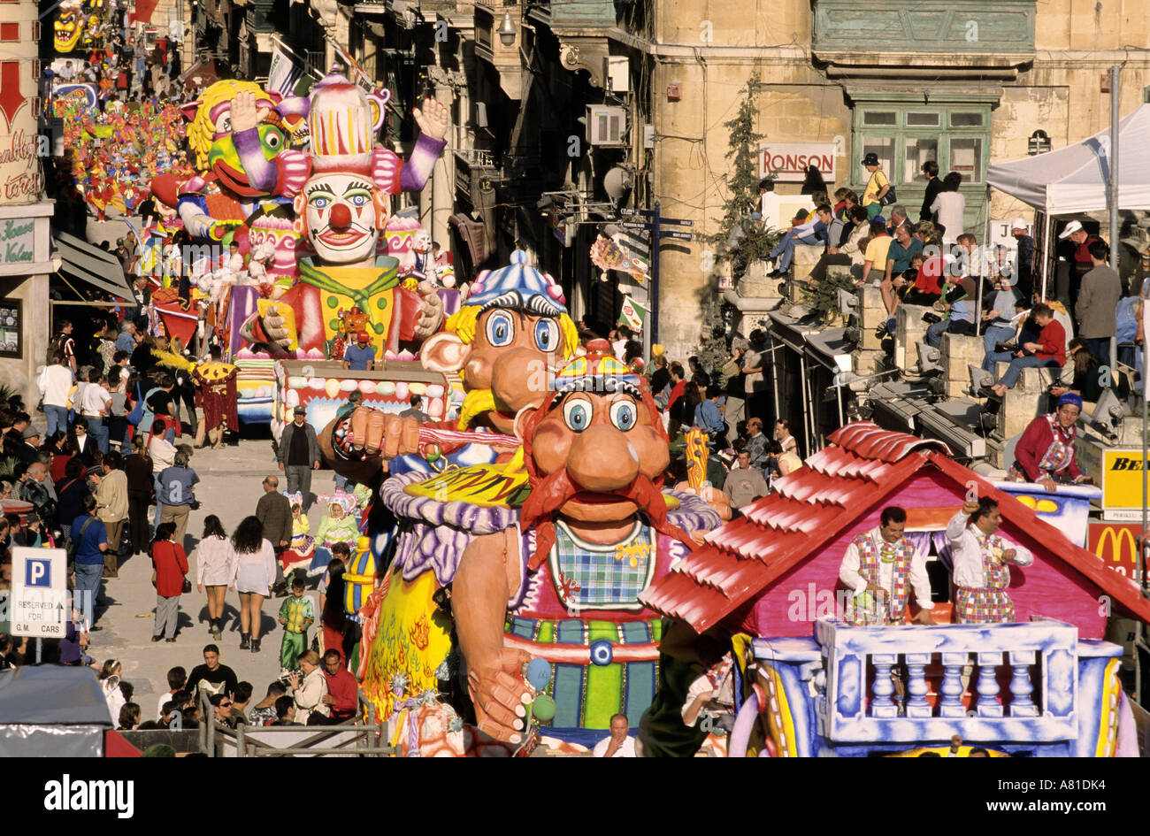 Malta, Valletta carnival Stock Photo - Alamy