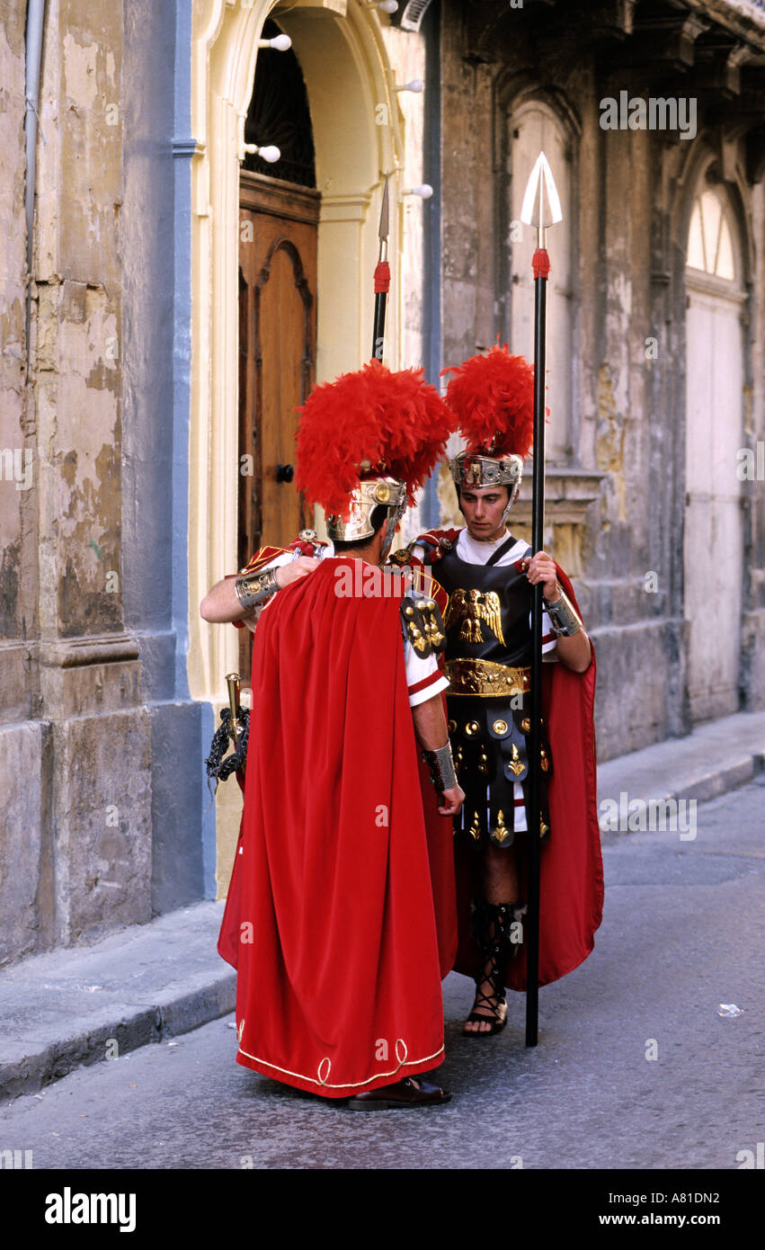 Malta, Easter and the Holy Week, Good Friday procession in Zejtun Stock ...