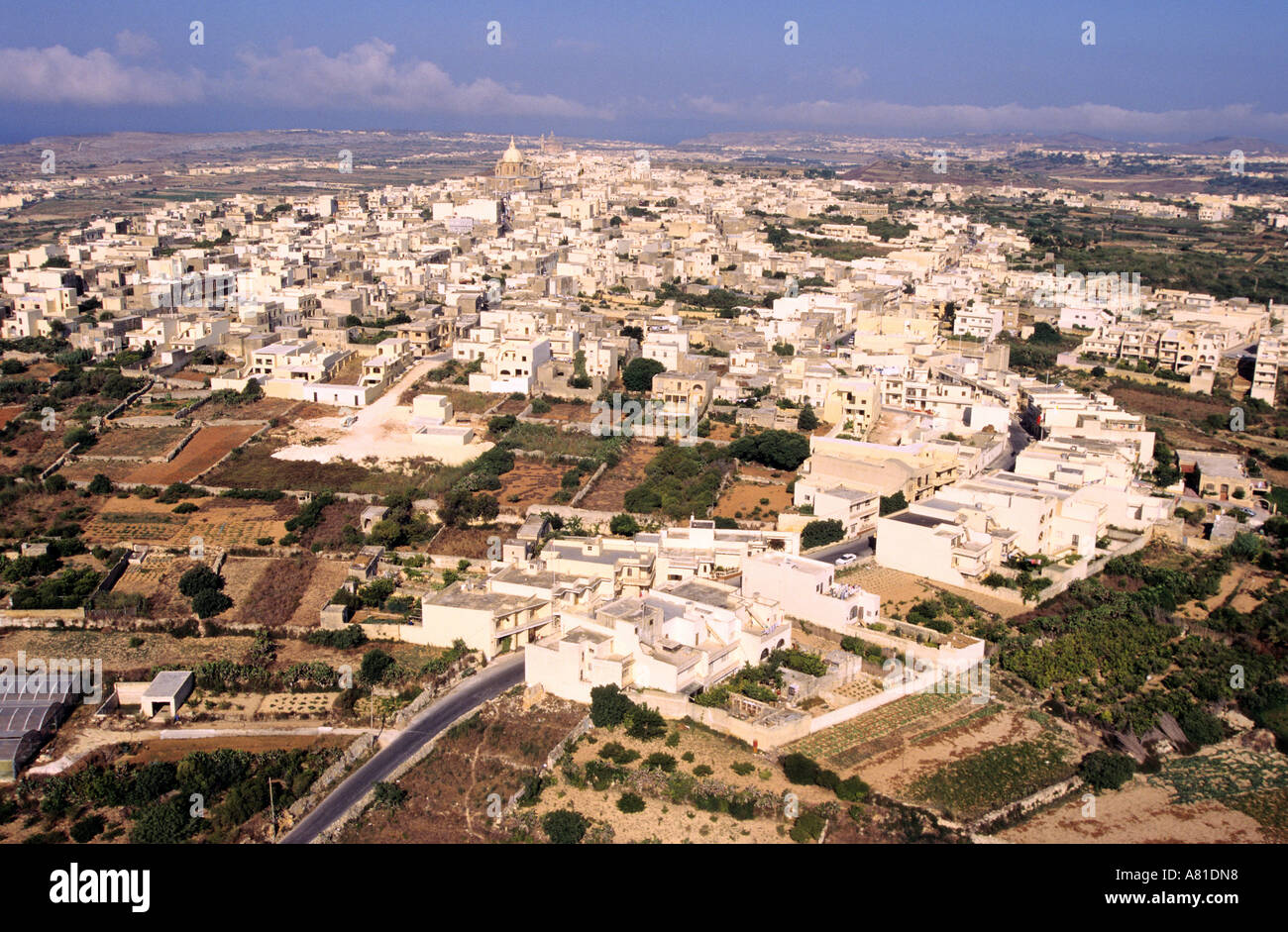 Malta, Gozo island (aerial view Stock Photo - Alamy