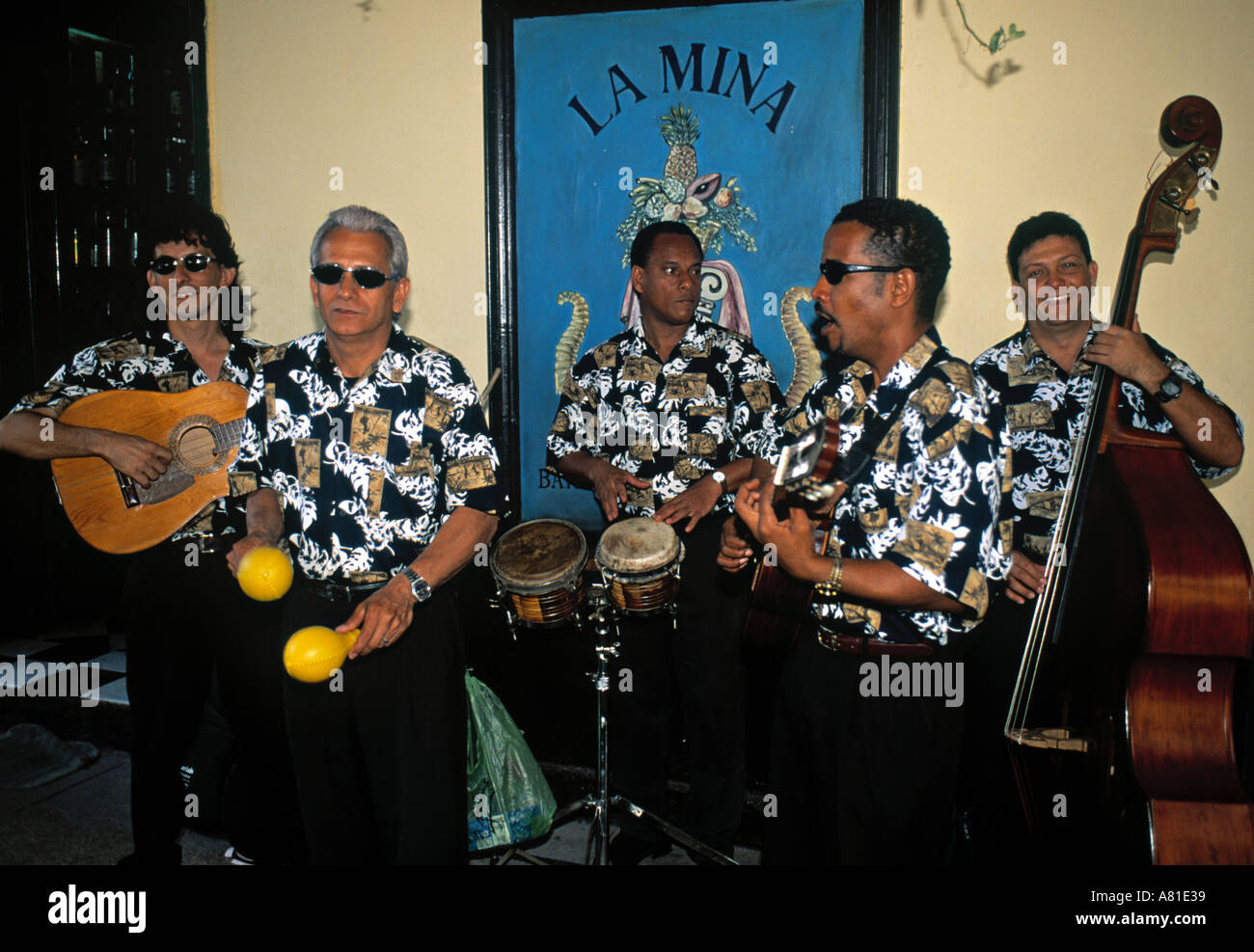 Salsa band, Havana, Cuba Stock Photo - Alamy