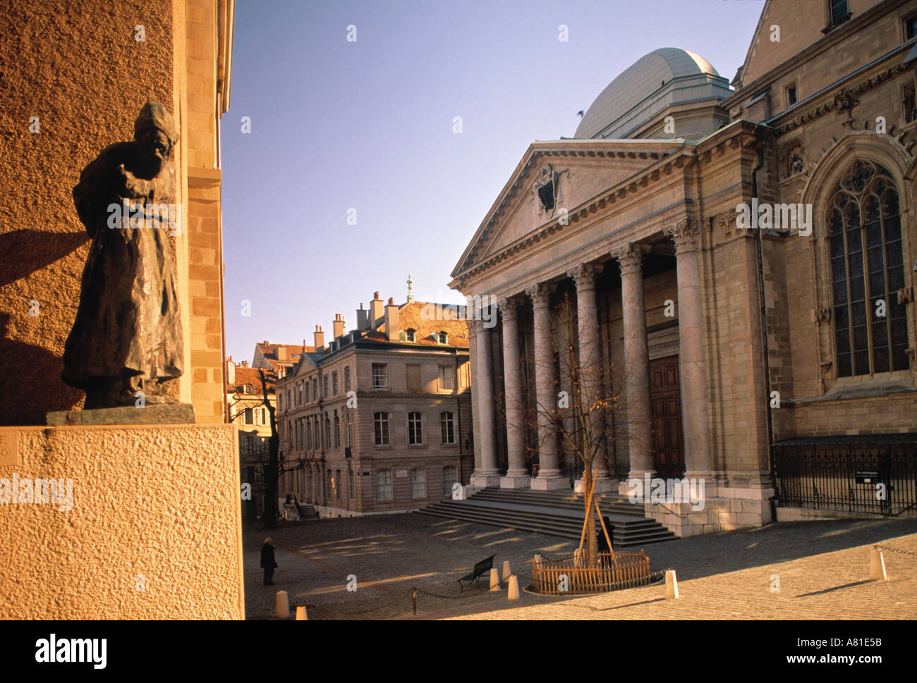 Cathedral St. Pierre, Geneva, Switzerland Stock Photo - Alamy