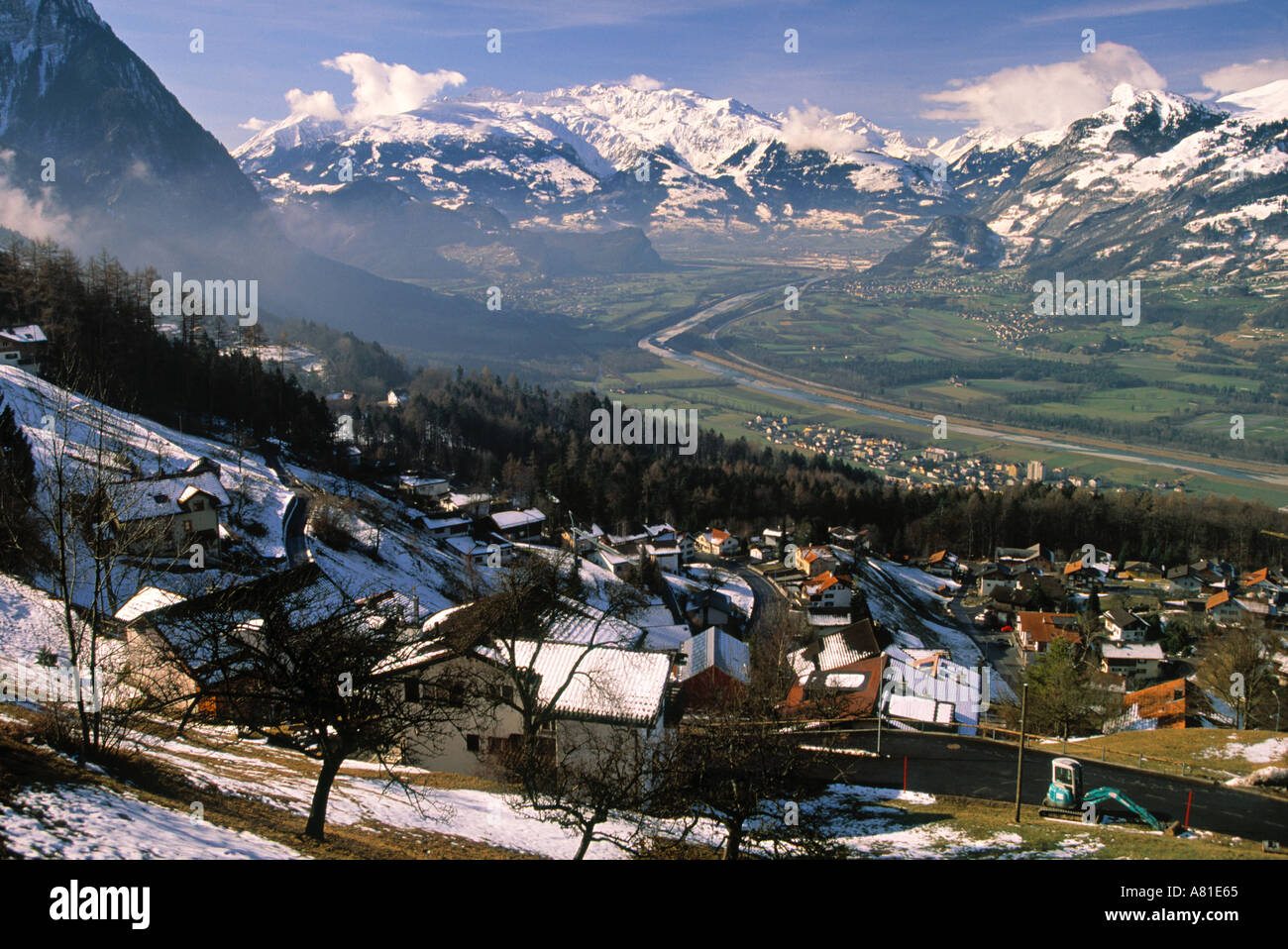 Triesenberg winter hi-res stock photography and images - Alamy