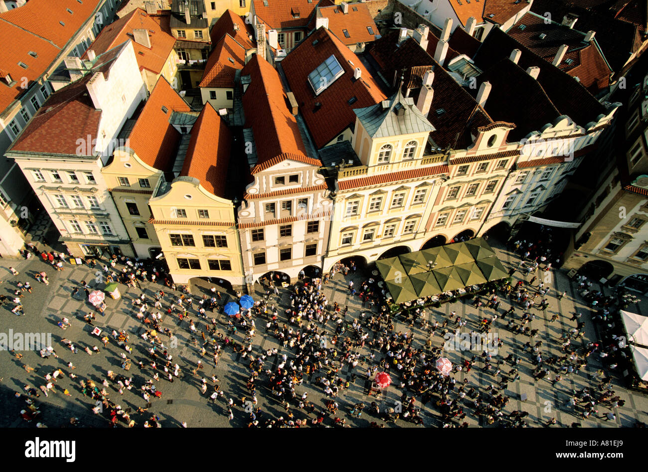 Old town square clock hi-res stock photography and images - Alamy