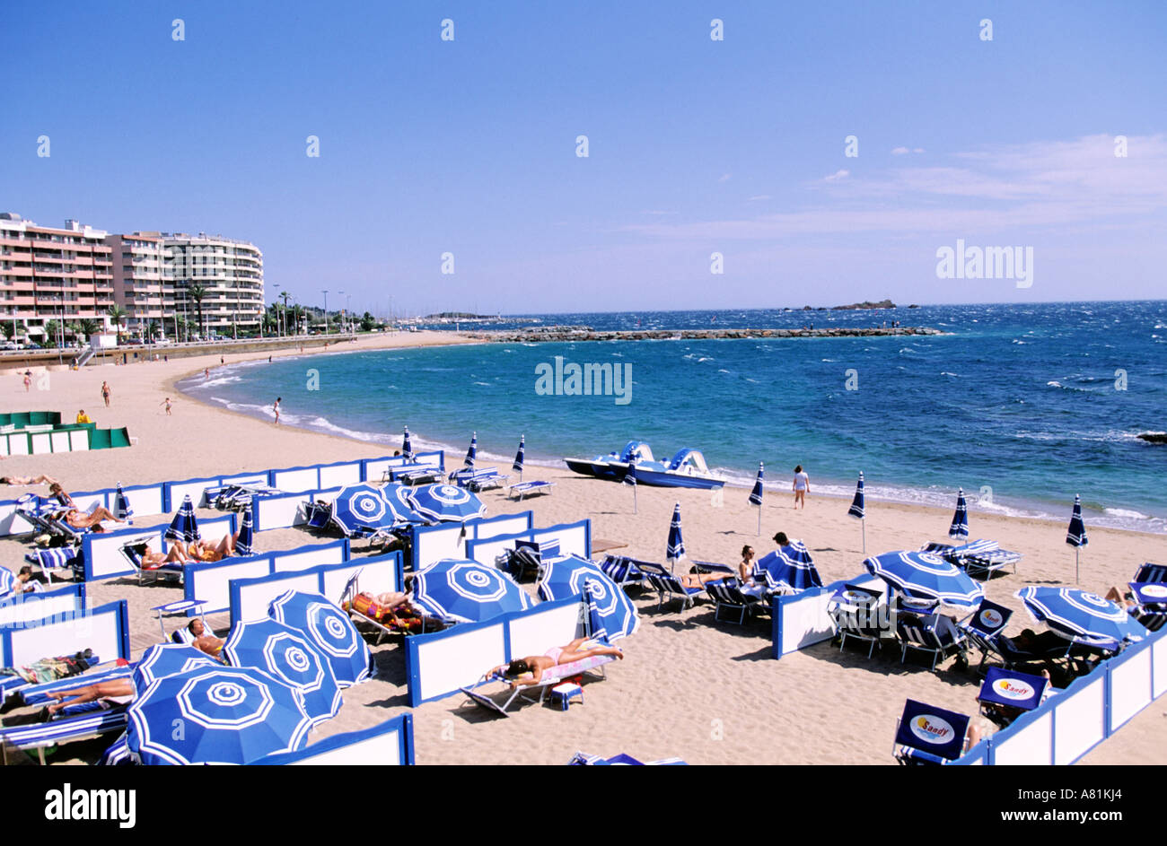 France, Var, Saint Raphael beach Stock Photo - Alamy