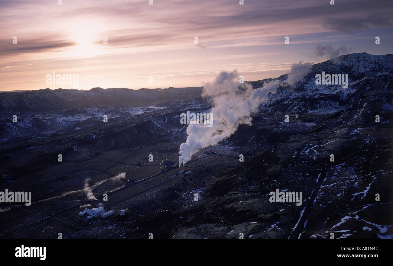 Geysers geothermal power station hi-res stock photography and images ...