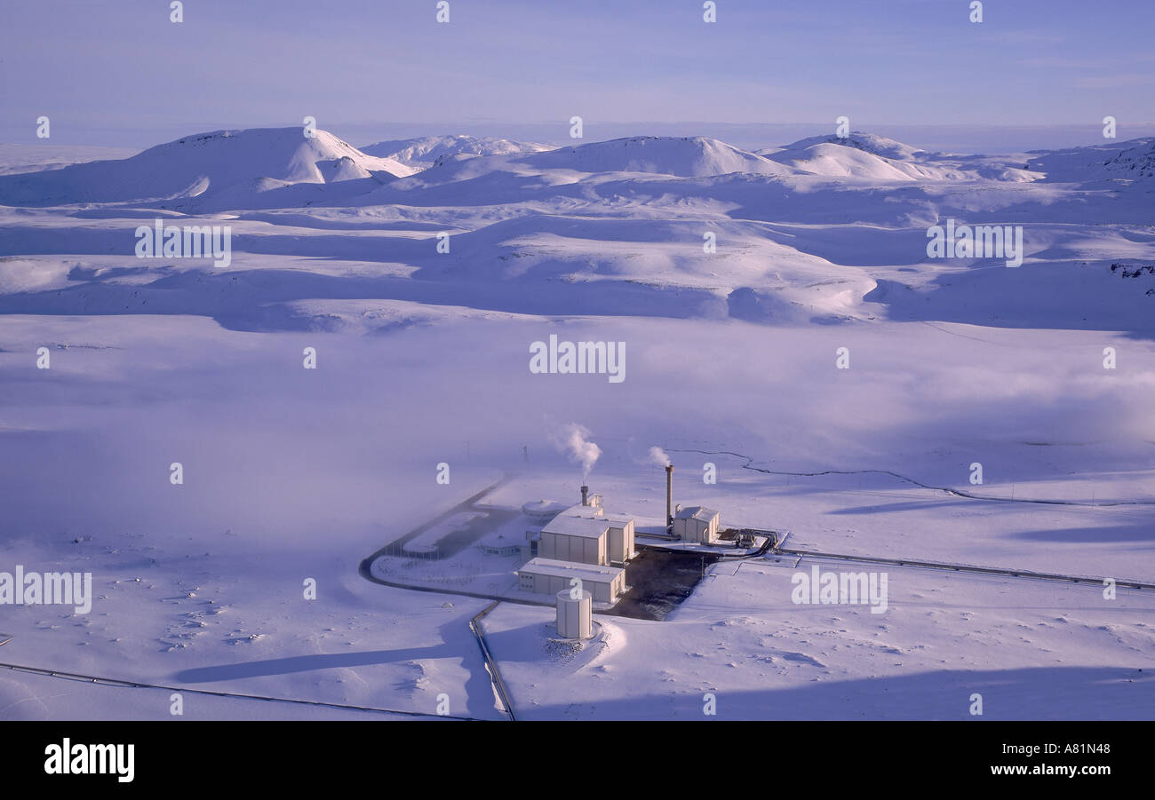 Nesjavellir Geothermal Power Plant South Iceland Stock Photo - Alamy