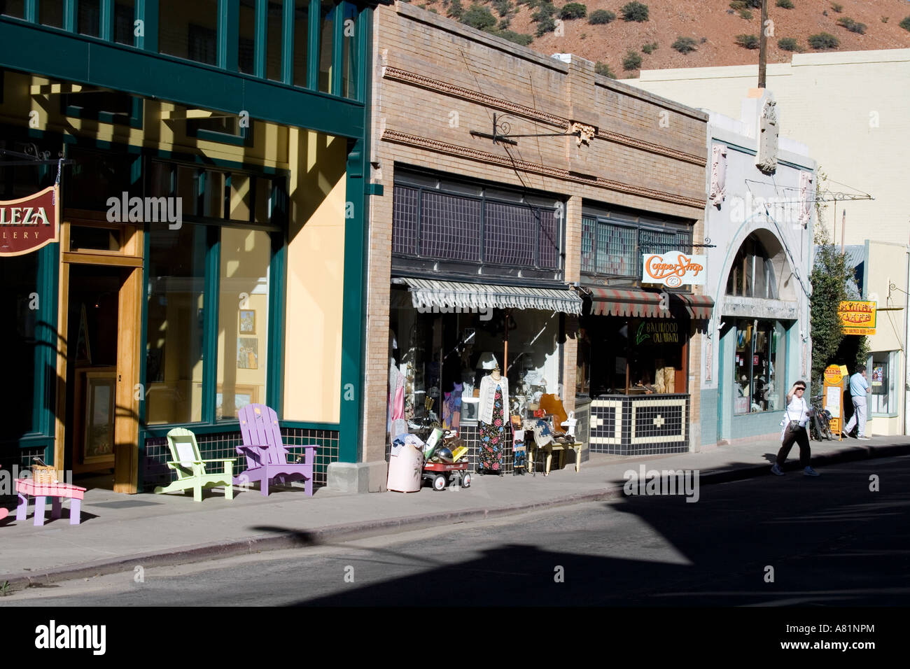 Main Street Bisbee Arizona Stock Photo - Alamy