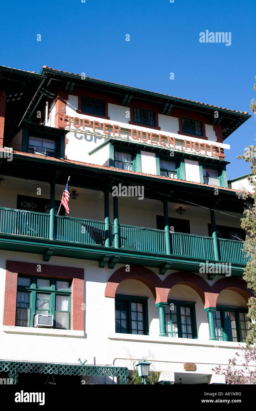 Copper Queen Hotel Bisbee Arizona Stock Photo - Alamy