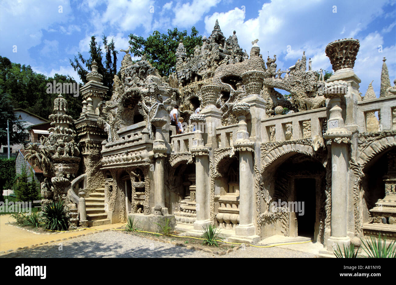 France, Drôme, Palais ideal du facteur Cheval (postman Cheval Palace ...