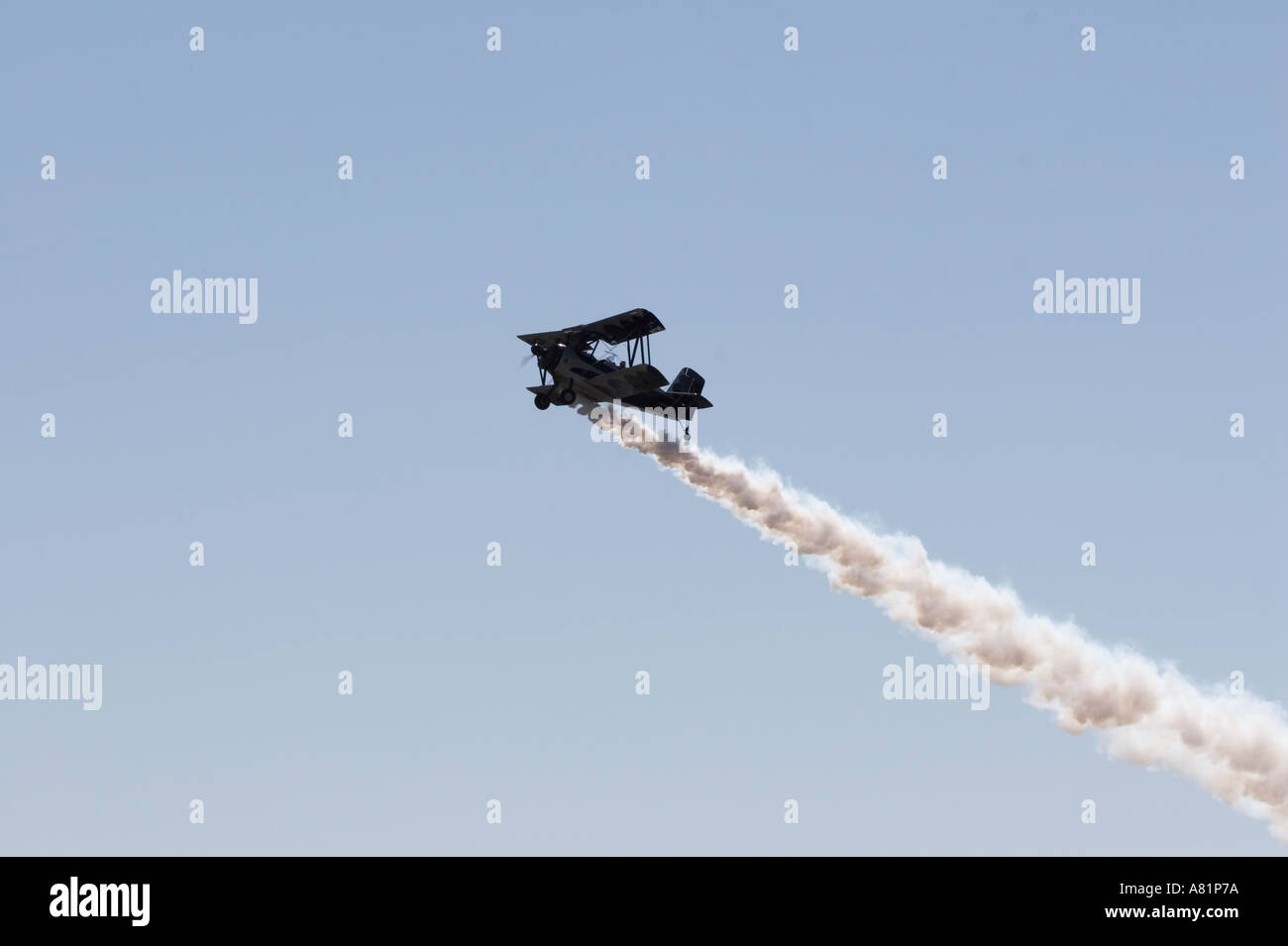 Grumman G164 Biplane piloted by Robby Grice performs at the Slidell Air ...