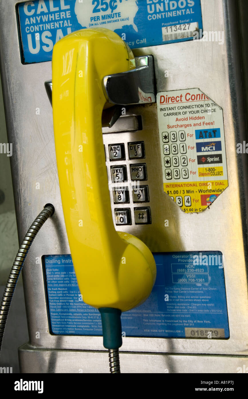 New york payphone hi-res stock photography and images - Alamy