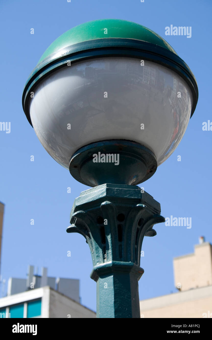 Subway Station Lamp New York City Stock Photo - Alamy