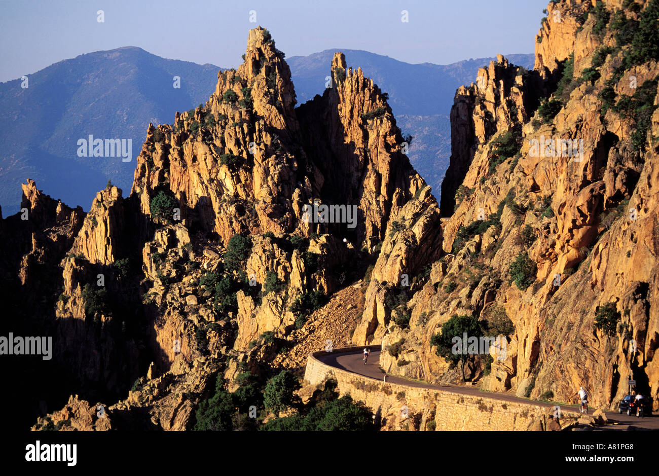 France, Corse du Sud, Golfe de Porto, Calanches de Piana Stock Photo ...