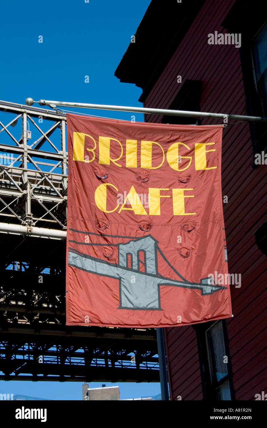 Bridge Cafe New York City Stock Photo - Alamy
