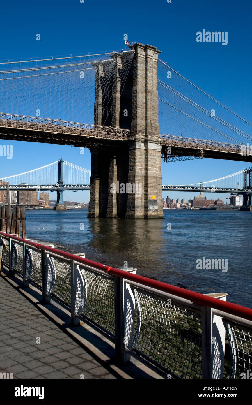 The Brooklyn Bridge New York City Stock Photo - Alamy