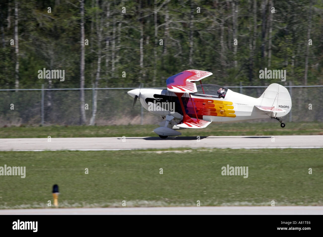 Christen Eagle II aerobatic plane piloted by Phillip Grice performs at ...