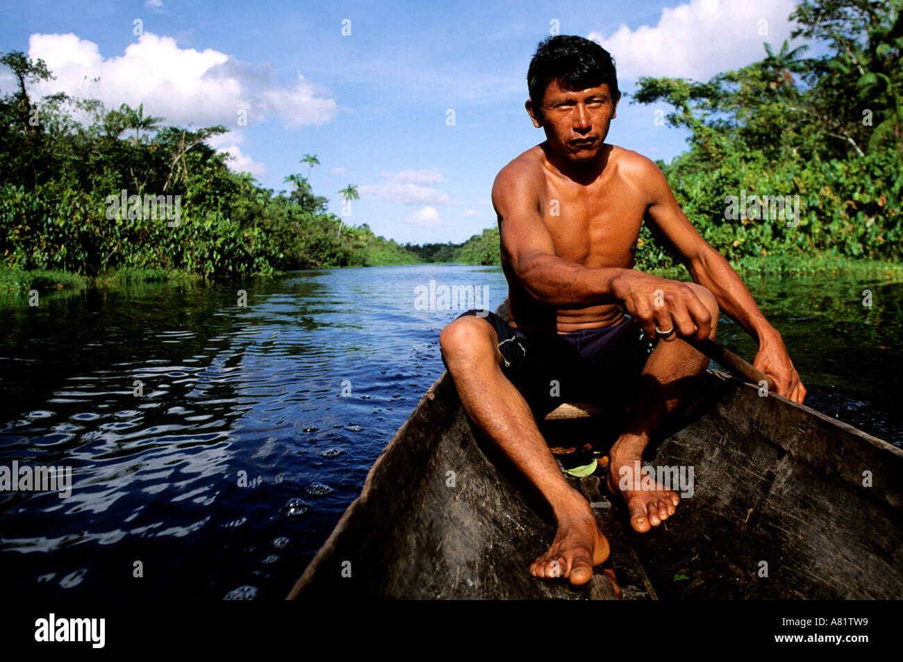 Venezuela, Waraos Indian Stock Photo - Alamy