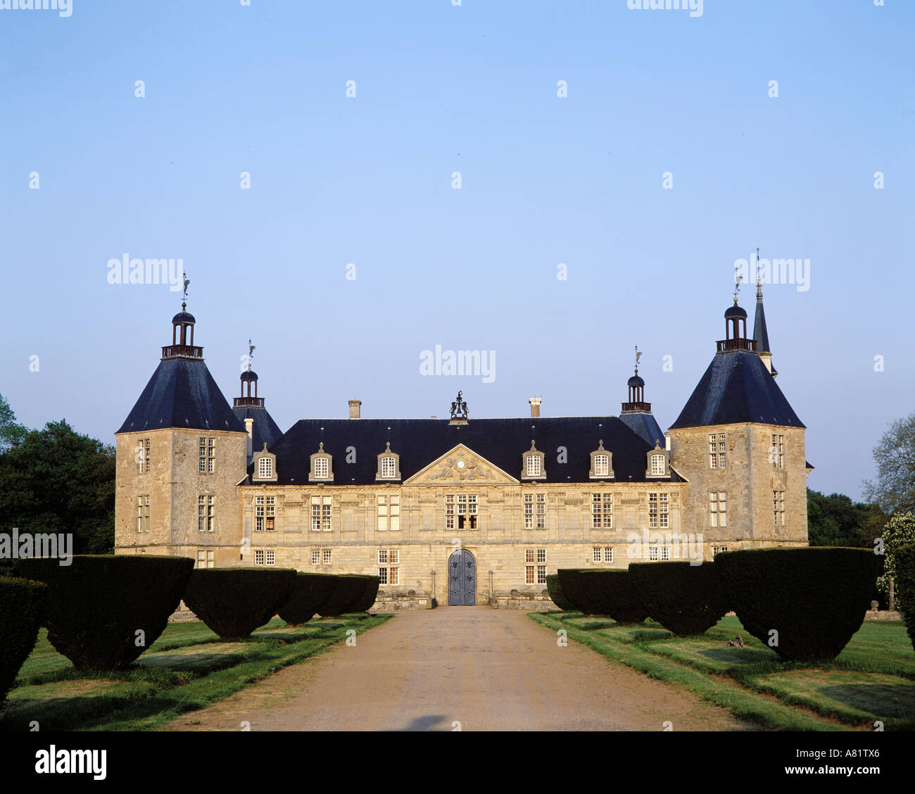 France, Saone et Loire, renaissance Sully castle, birthplace of French ...
