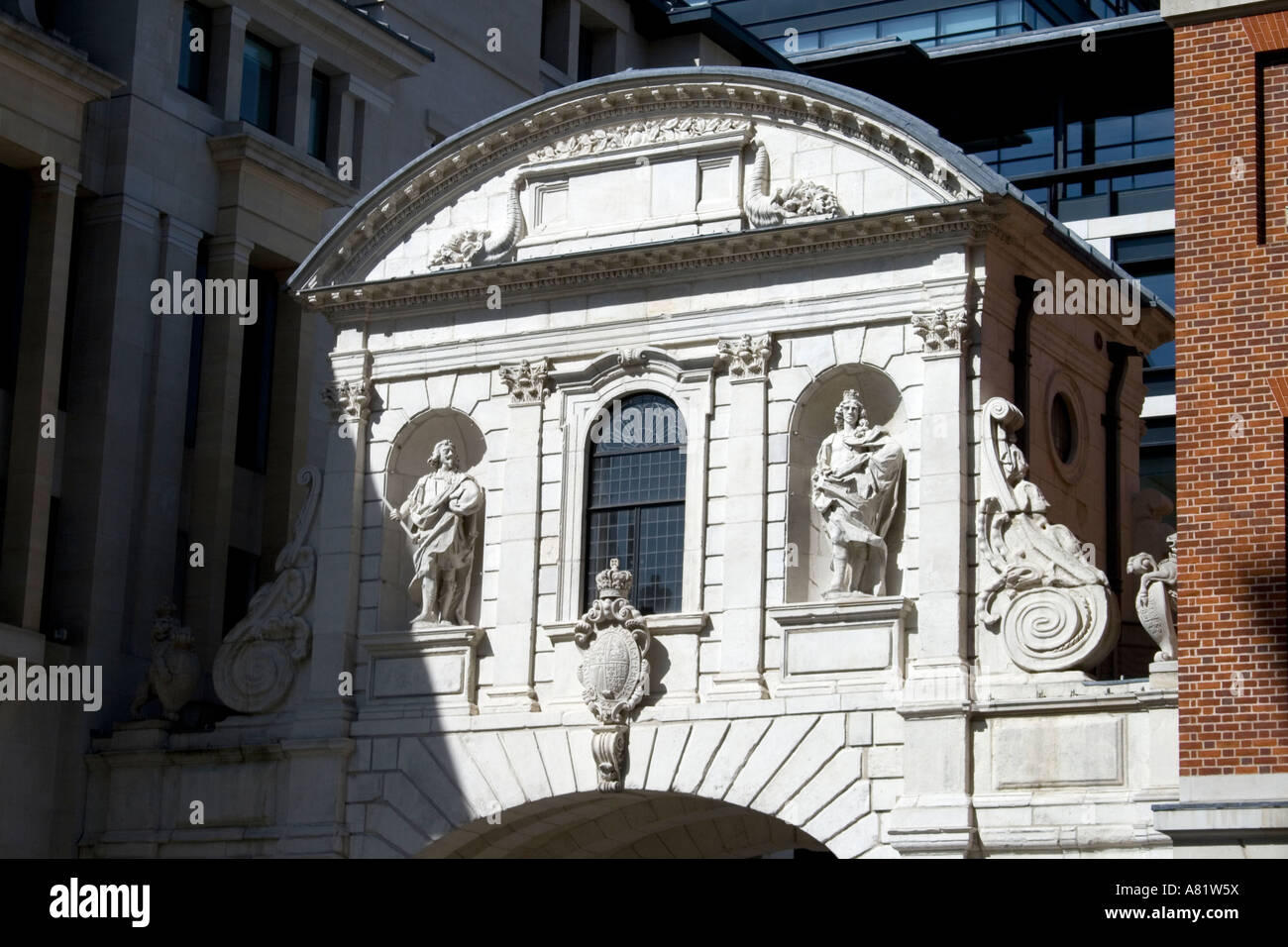 Temple Bar off Paternoster Square London Stock Photo - Alamy