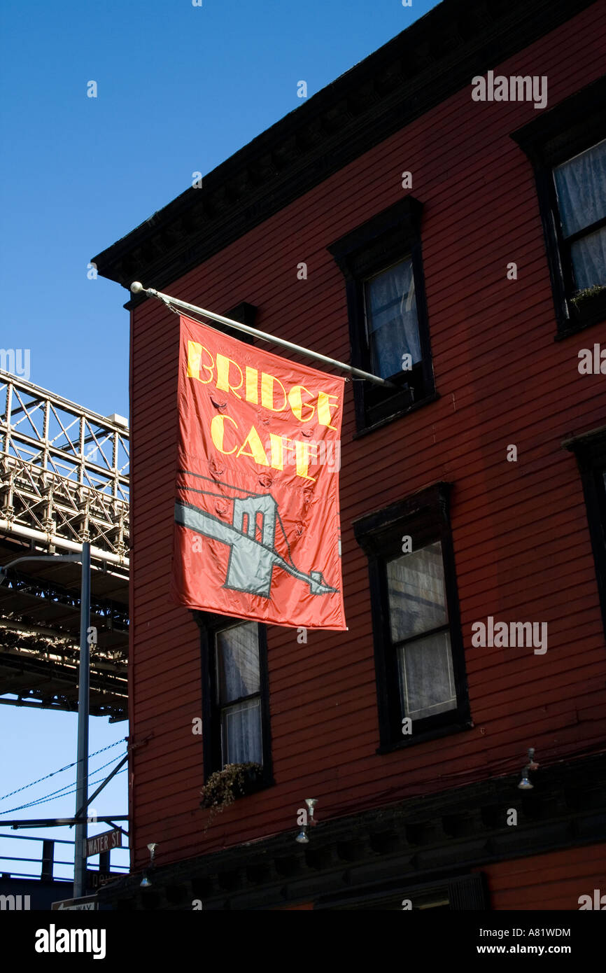 The Bridge Cafe New York City Stock Photo - Alamy