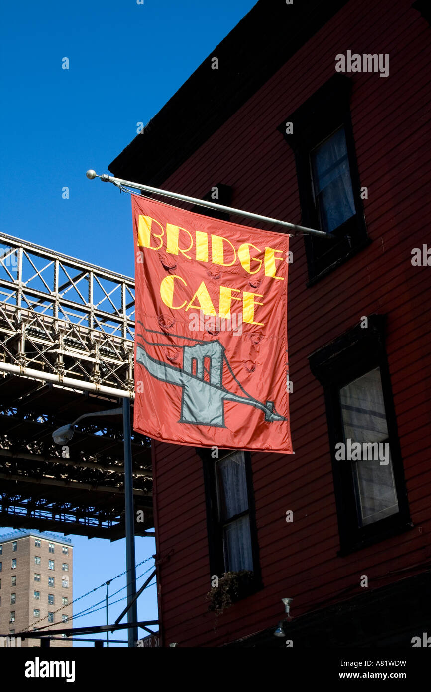The Bridge Cafe New York City Stock Photo - Alamy