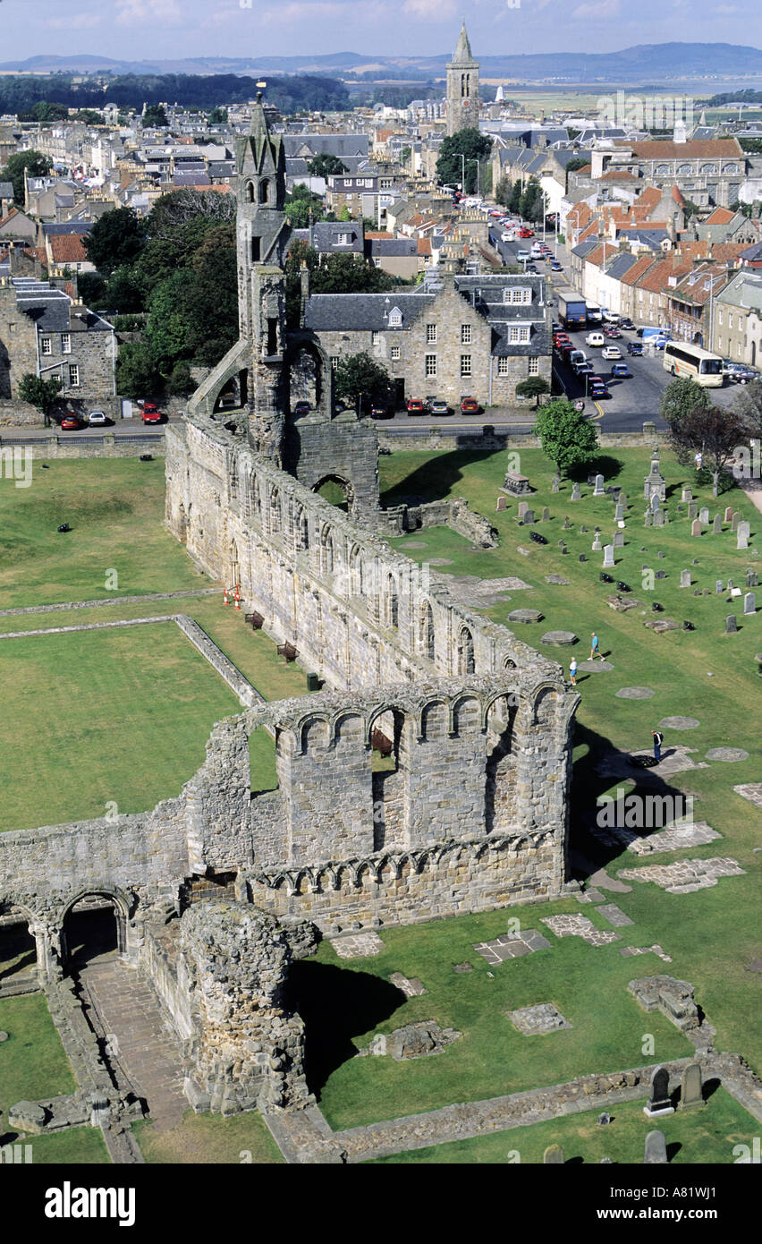 United Kingdom, Scotland, Fife Peninsula, St. Andrew, the cathedral ...