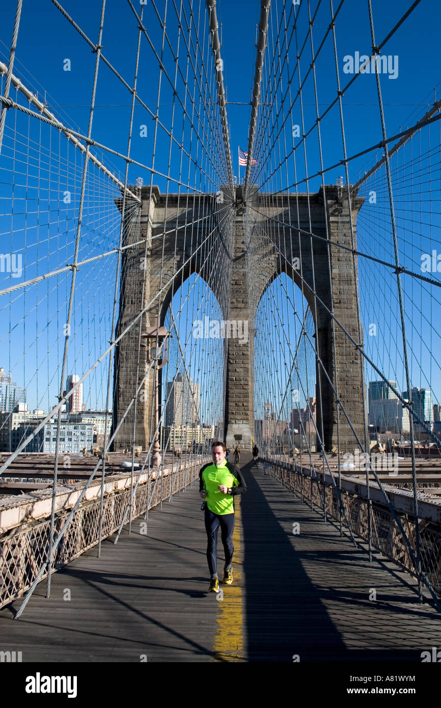 The Brooklyn Bridge New York City Stock Photo - Alamy
