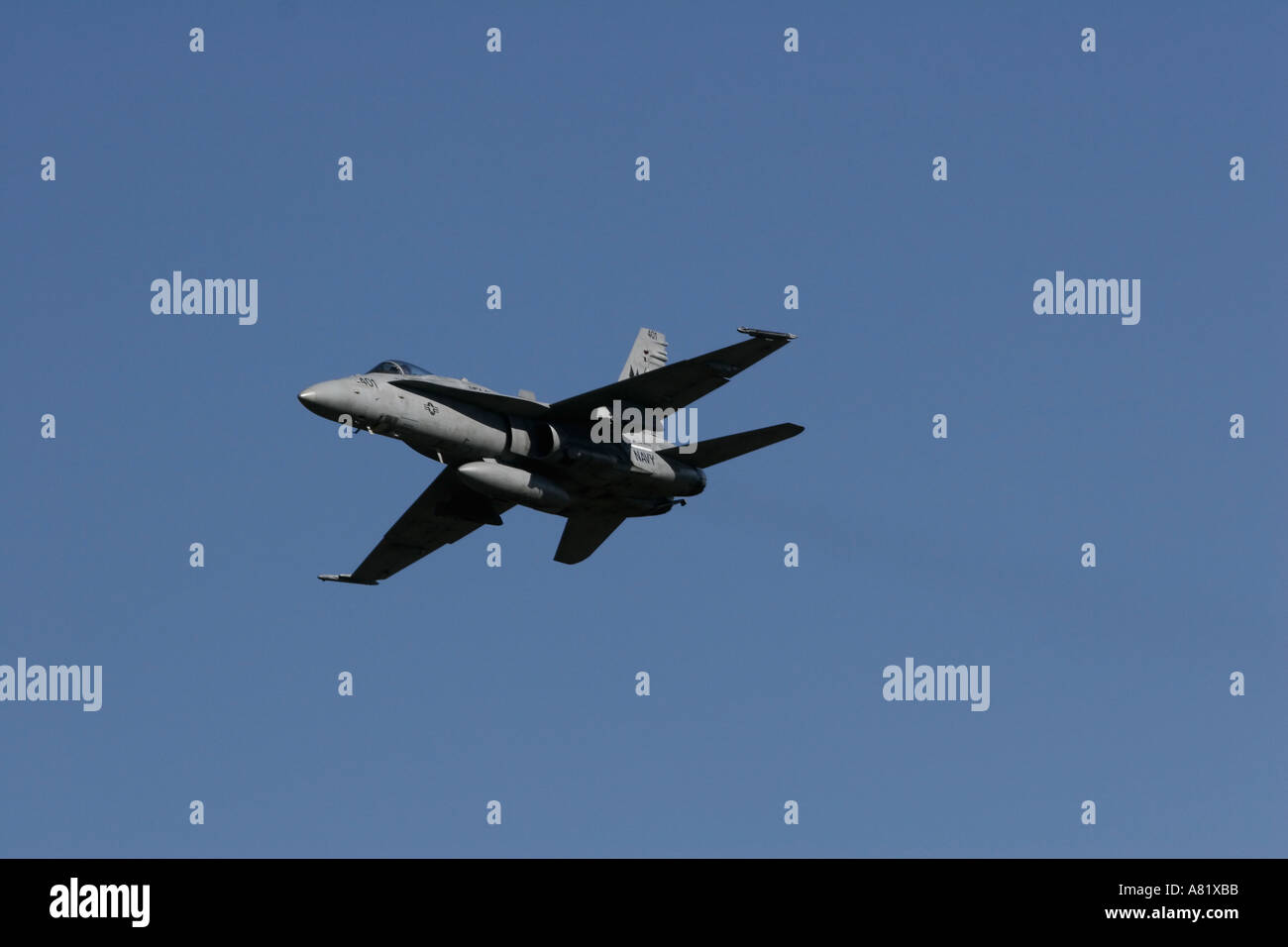 US Navy F A 18 Fighter Jet Aircraft at the Slidell Air Show Stock Photo ...