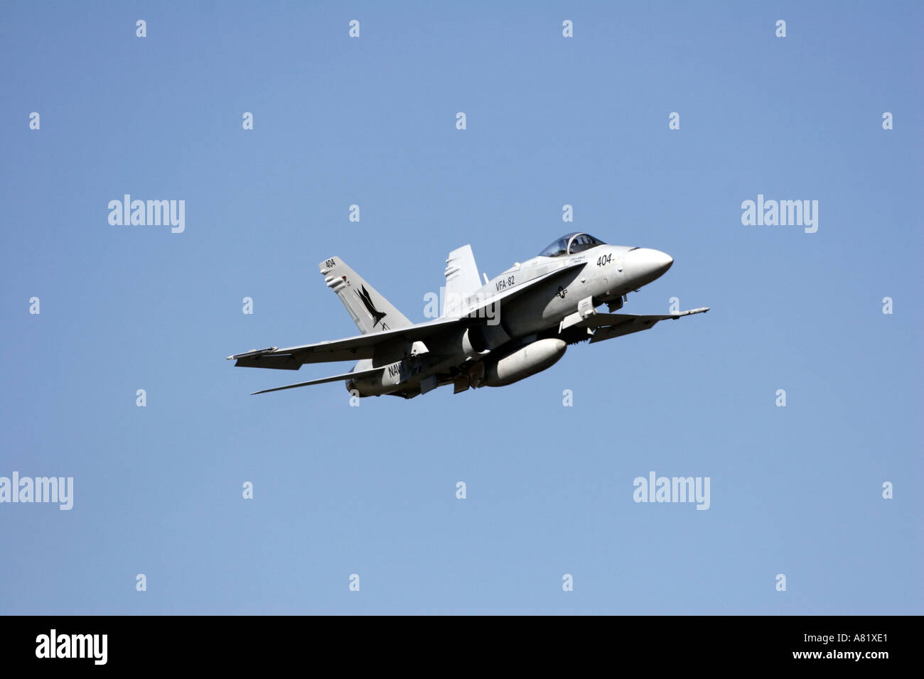 US Navy F A 18 Fighter Jet Aircraft at the Slidell Air Show Stock Photo ...