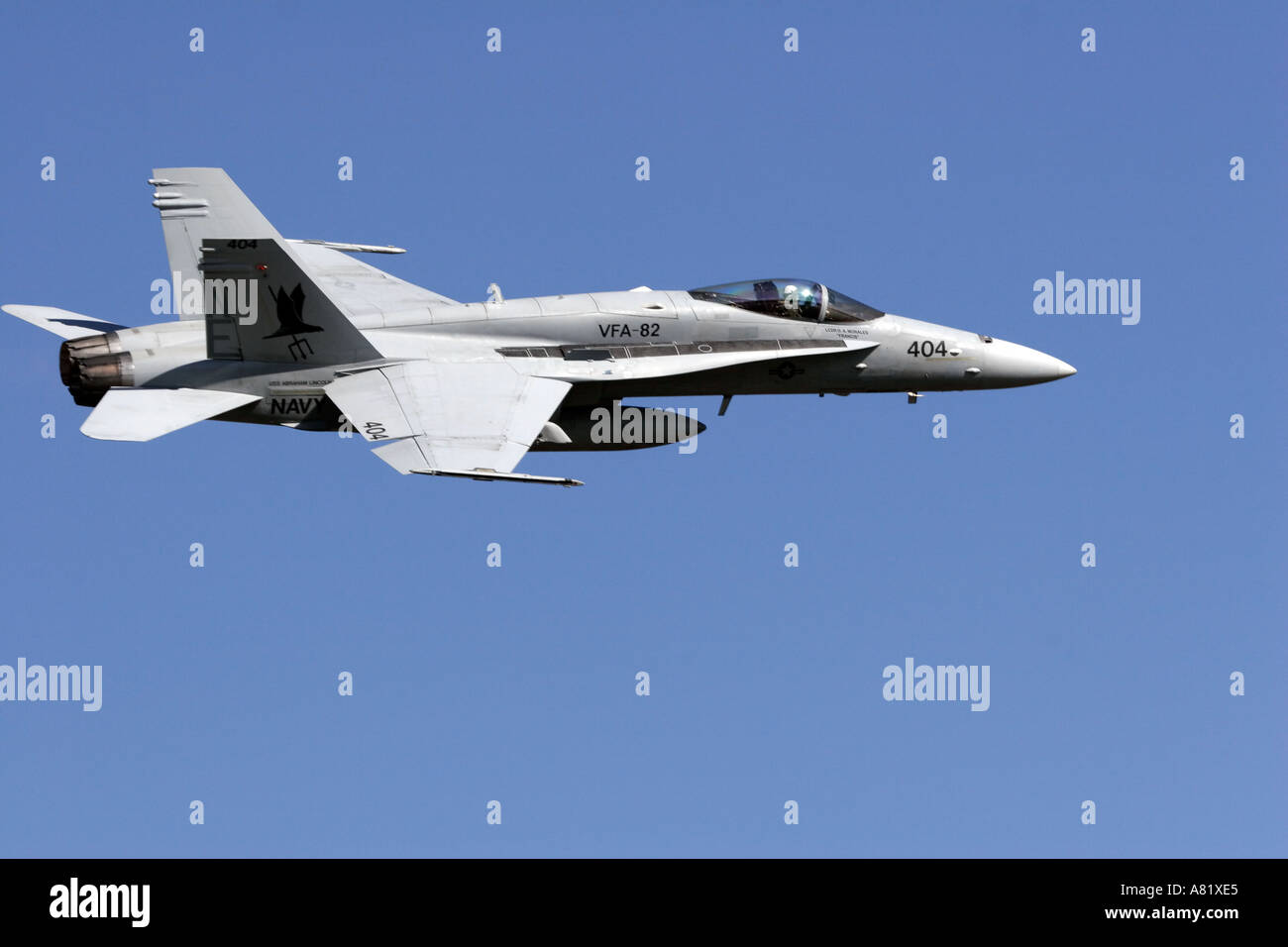 US Navy F A 18 Fighter Jet Aircraft at the Slidell Air Show Stock Photo ...