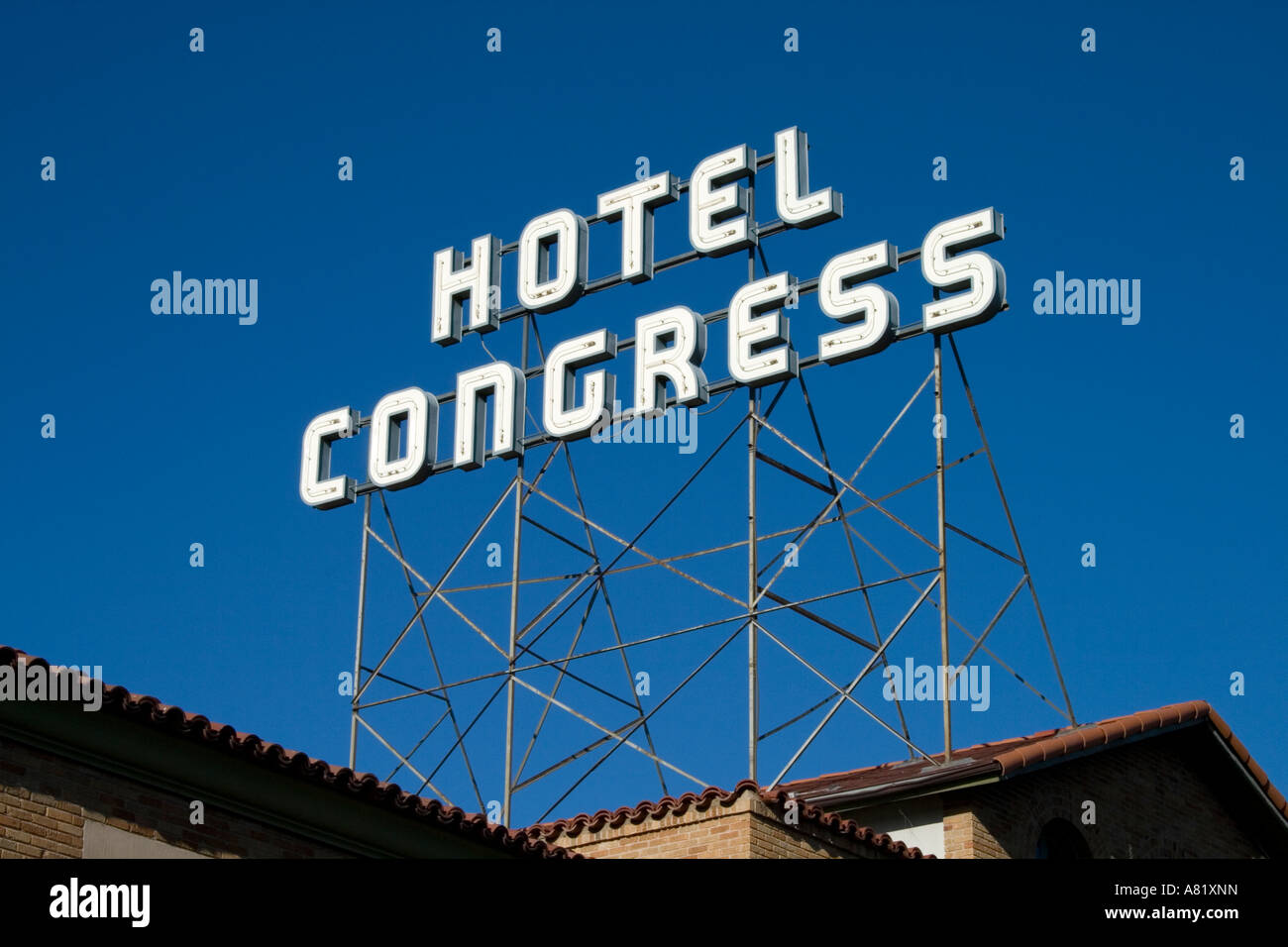 Hotel Congress Tucson Arizona USA Stock Photo - Alamy