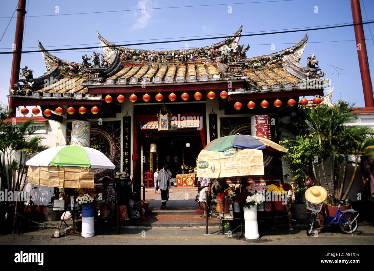 Malaysia, Malacca, the Chinese temple of Cheng Hoon Teng Stock Photo ...