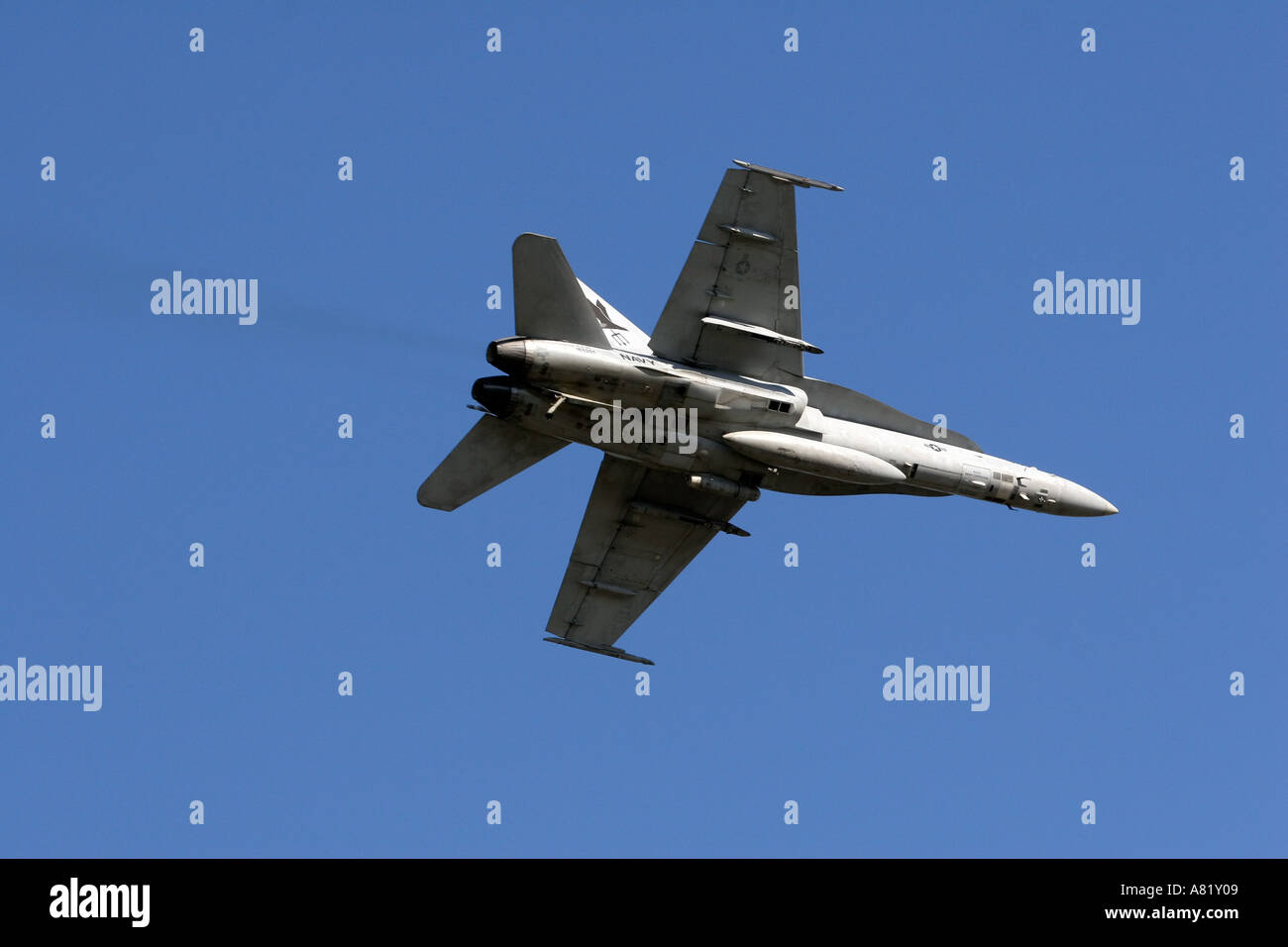 US Navy F A 18 Fighter Jet Aircraft at the Slidell Air Show Stock Photo ...