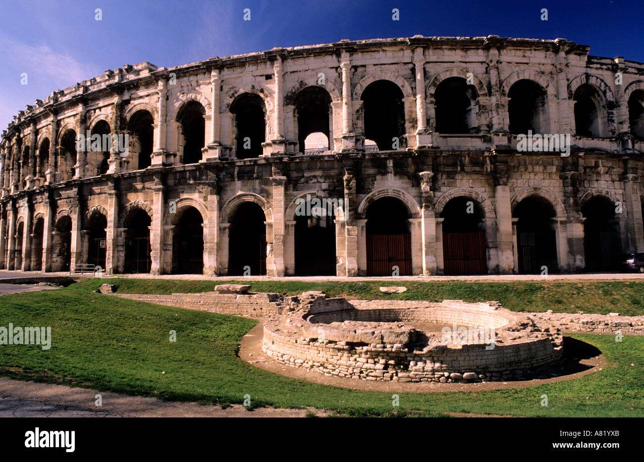 France, Gard, Nîmes, Roman arenas Stock Photo - Alamy