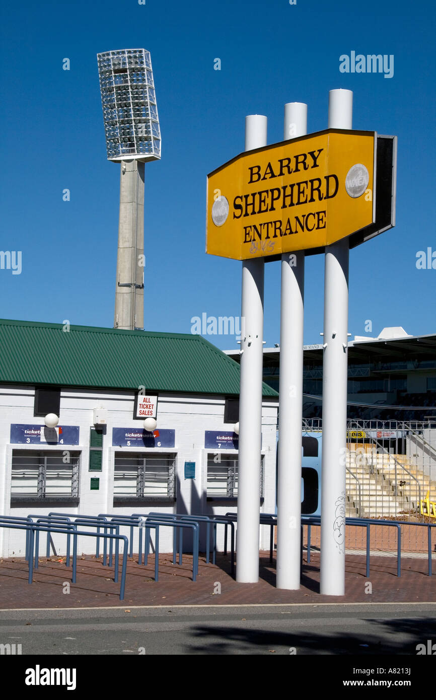 Barry Shepherd Entrance to the The Waca Cricket Ground Stock Photo - Alamy
