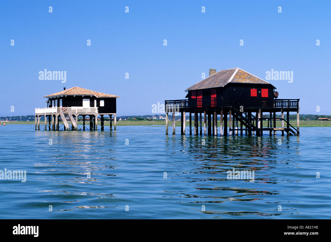 A hut on piles hi-res stock photography and images - Alamy