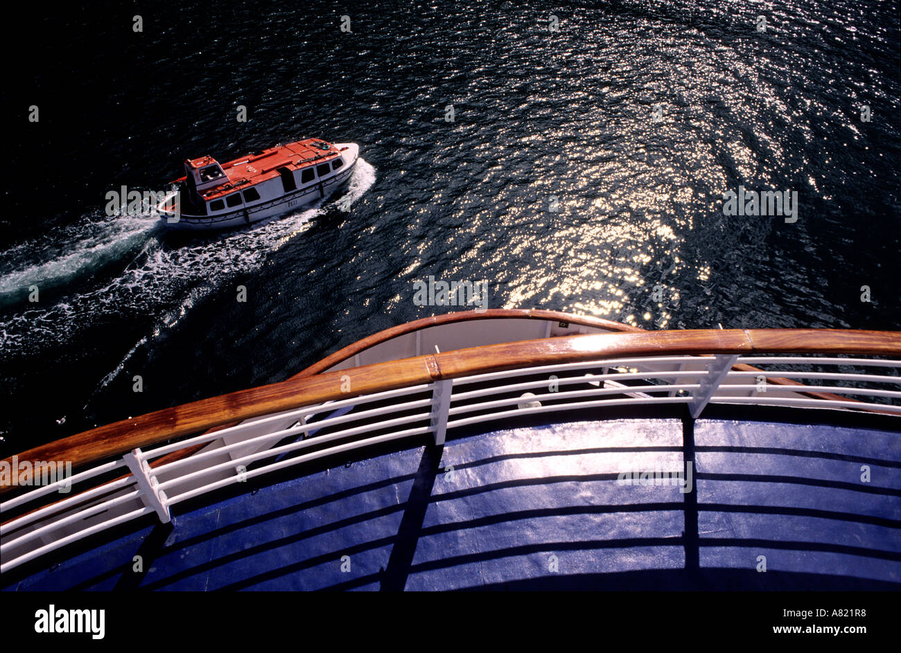 Norway, cruise on Princess Danae ship from Iceland to Norway Stock ...