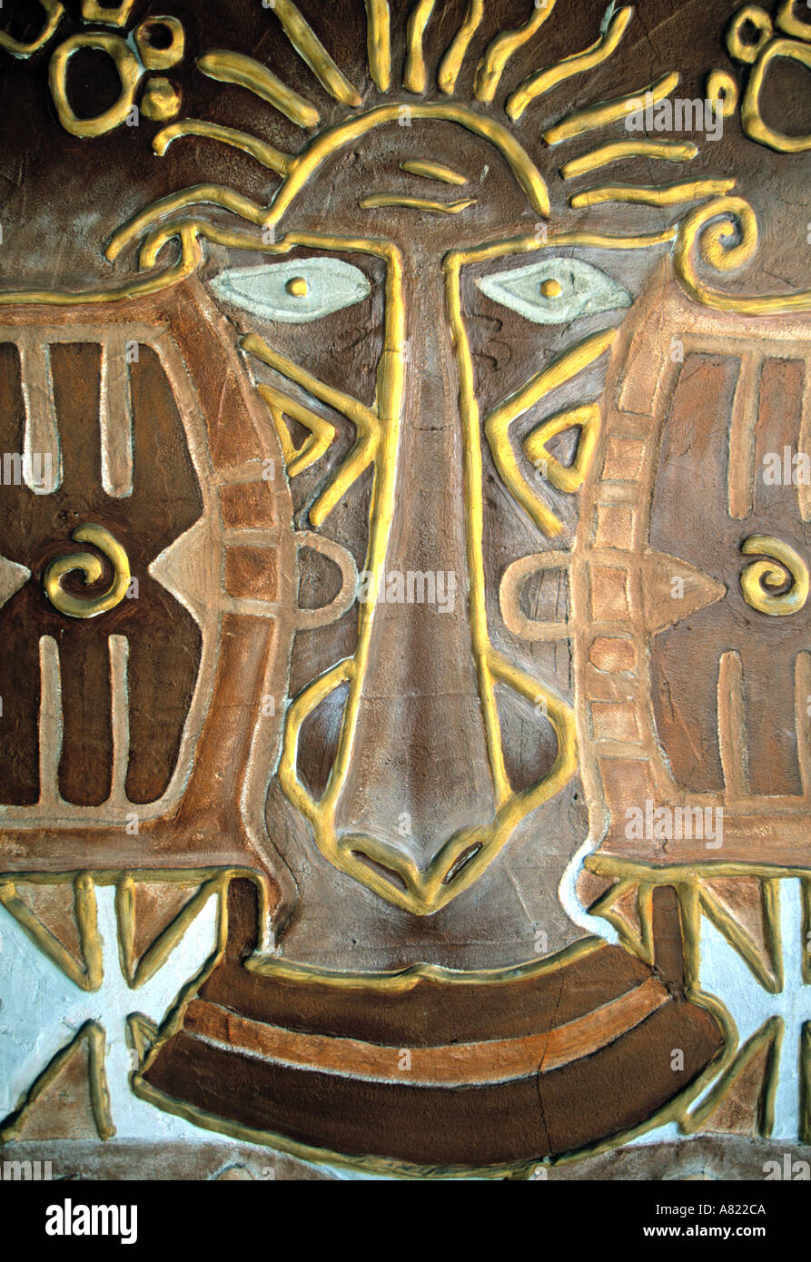 Fijian Mask, Viti Levu, Fiji Stock Photo - Alamy