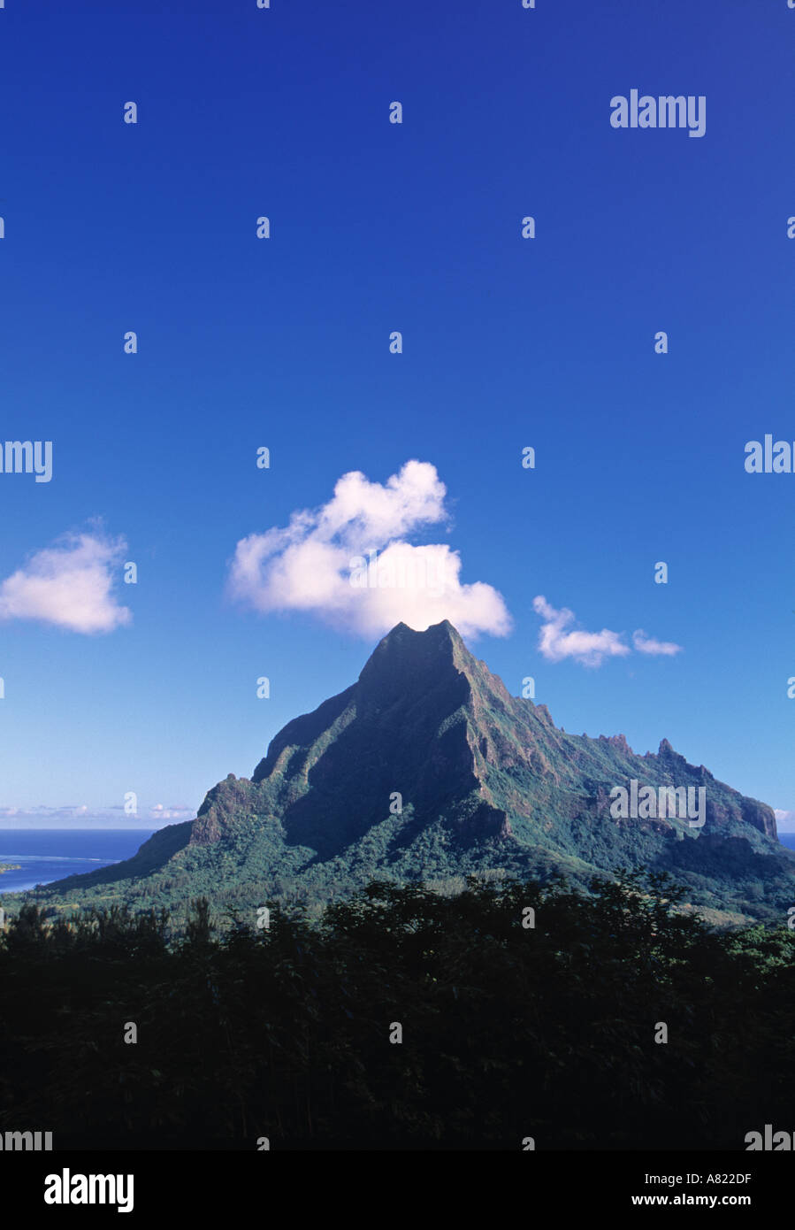 Mt. Rotui, Moorea, French Polynesia Stock Photo - Alamy