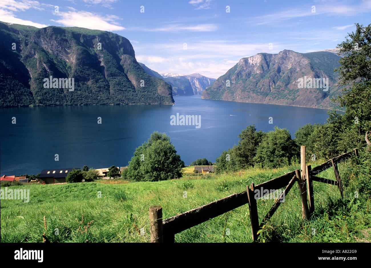 Norway, Western Fjords region, Aurland fjord Stock Photo - Alamy