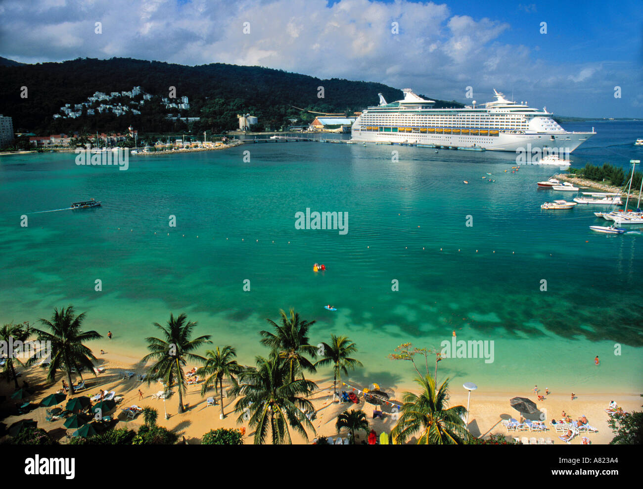 Turtle Beach, Ocho Rios, Jamaica Stock Photo - Alamy
