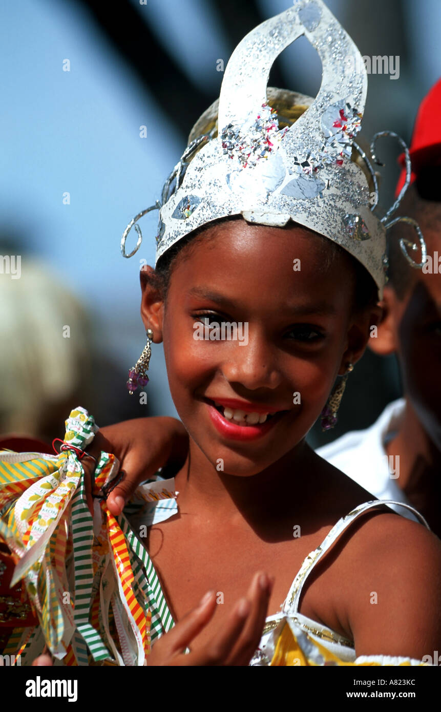 Cuba, Santiago de Cuba, Children Carnival Stock Photo - Alamy