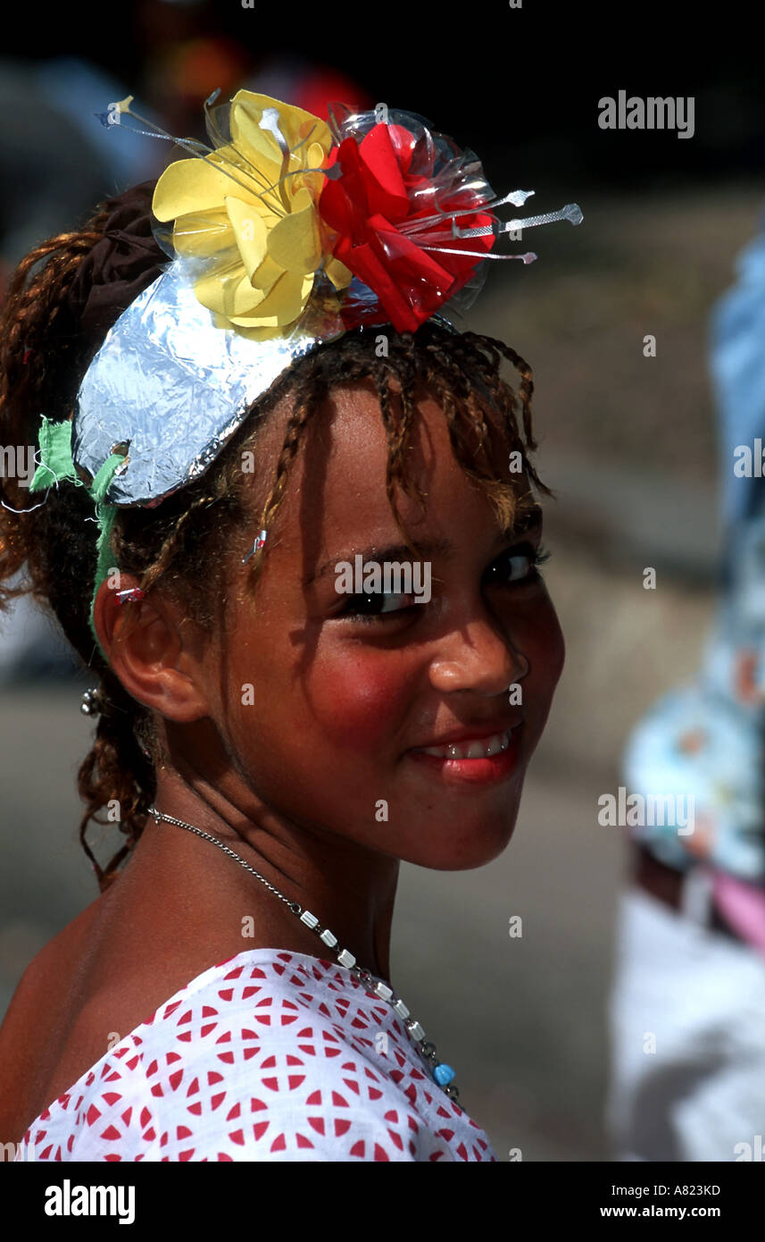 Cuba, Santiago de Cuba, Children Carnival Stock Photo - Alamy