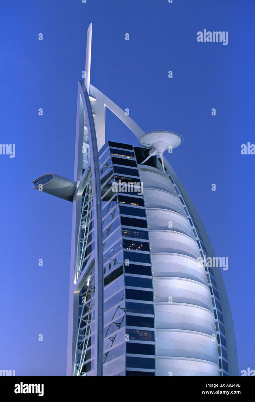 Arabian Tower, Dubai, United Arab Emirates Stock Photo - Alamy