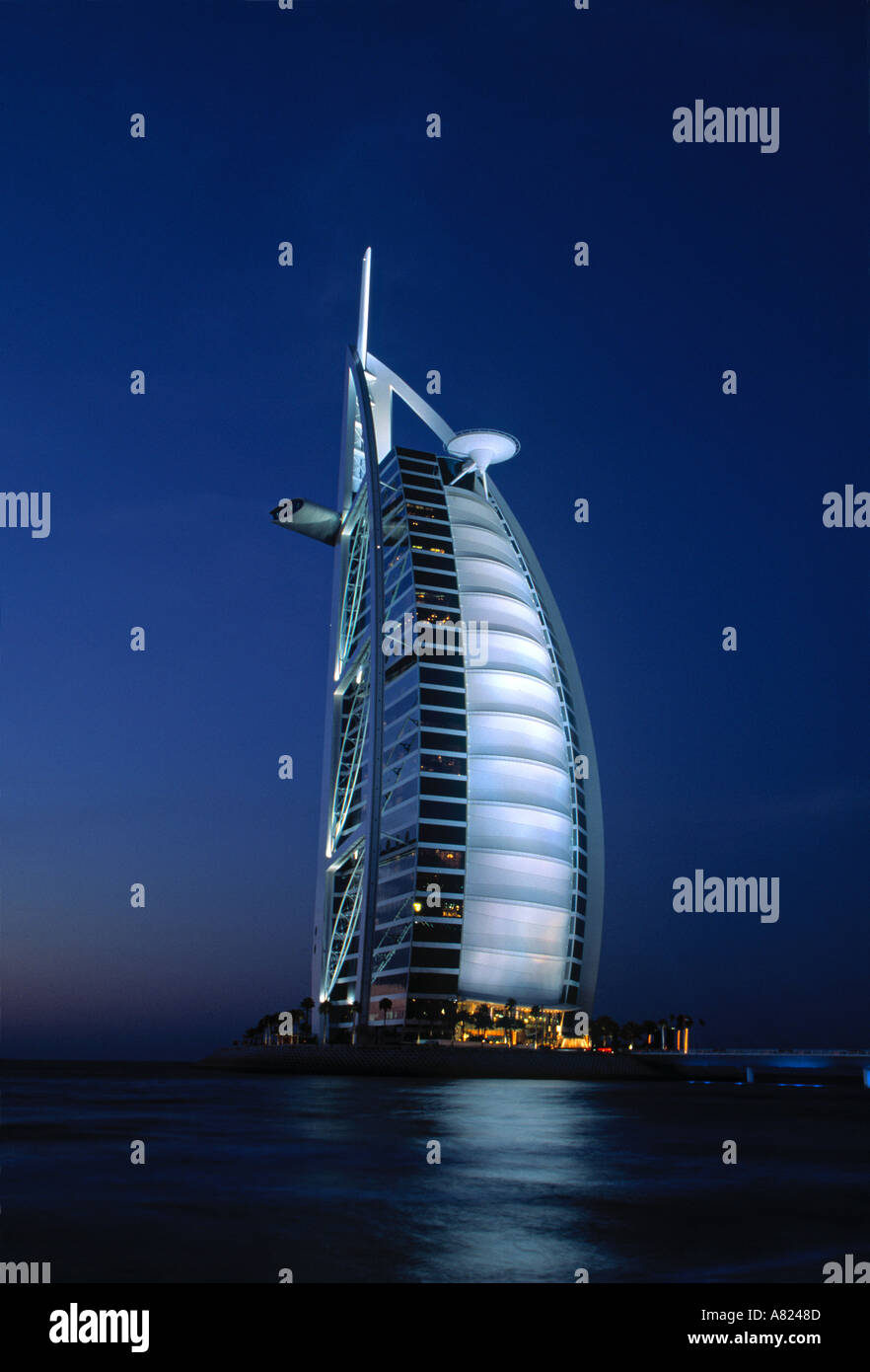 Arabian Tower, Dubai, United Arab Emirates Stock Photo - Alamy