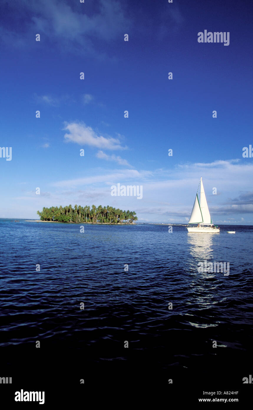 France, French Polynesia, motu of Bora-Bora (leeward islands Stock ...