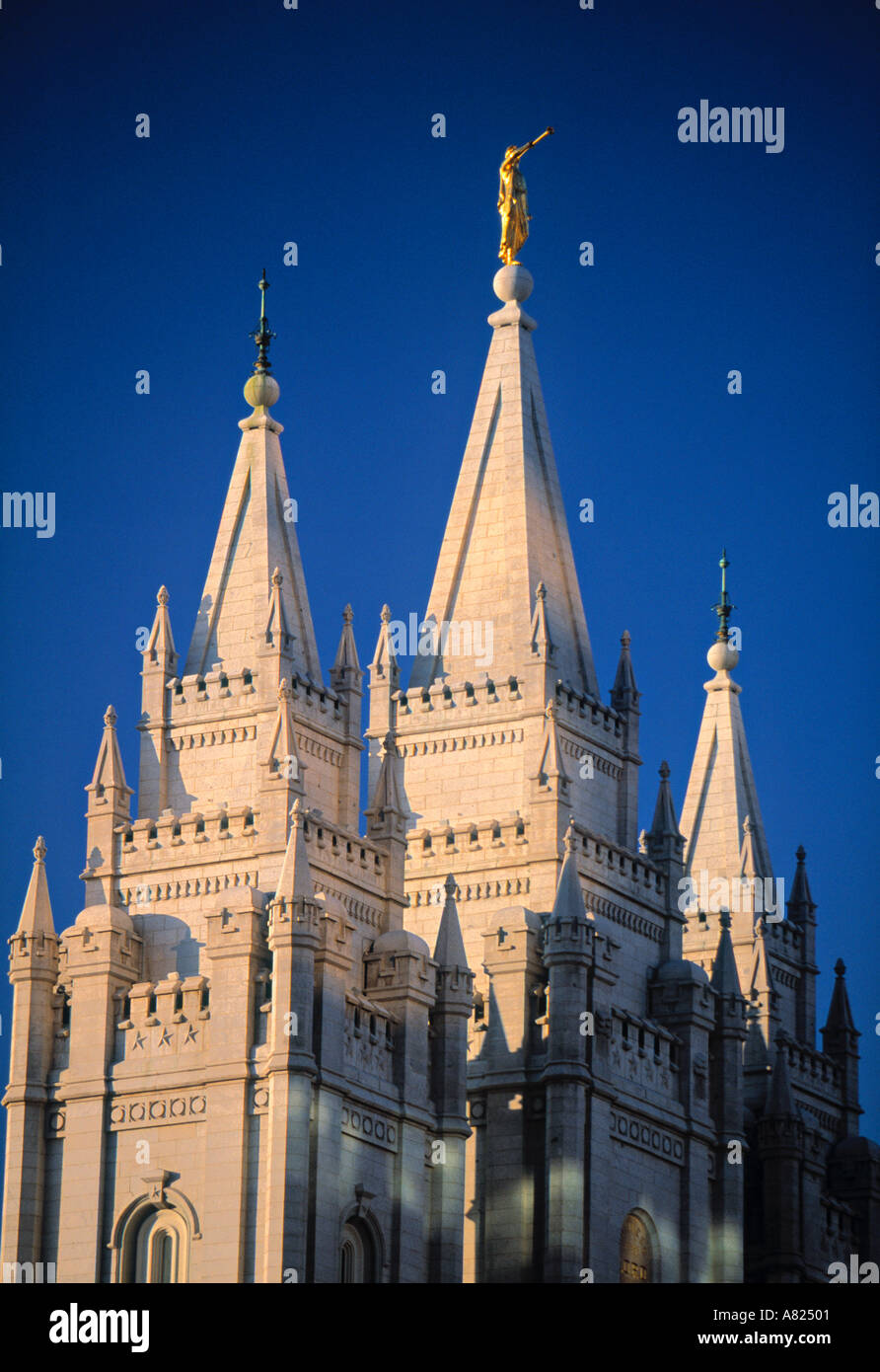 Mormon Temple, Salt Lake City Stock Photo - Alamy